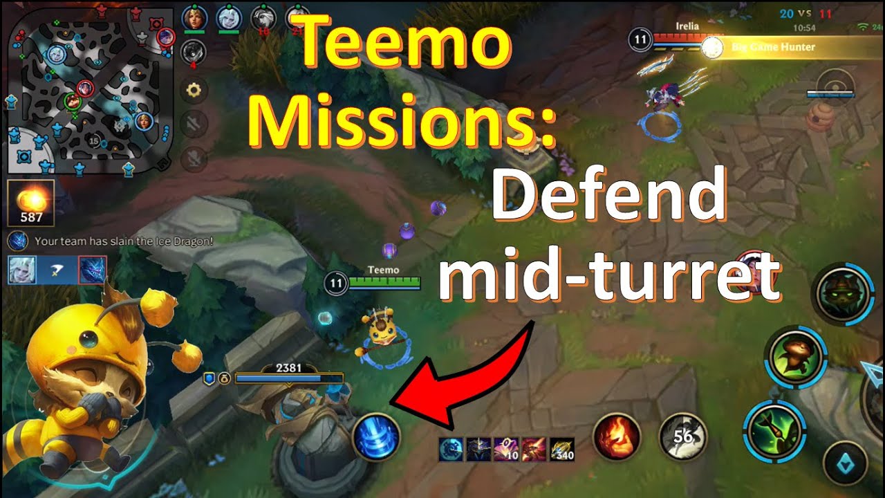 Teemo Missions: The guardian of the mid-lane turret... # LoL - Teemo ...
