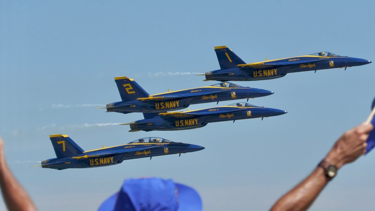 Blue Angels Pensacola NAS 6/28/22 - YouTube