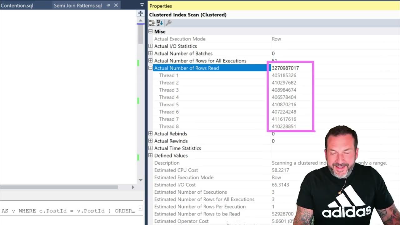 Performance Tuning Semi and Anti-Semi Joins In SQL Server - YouTube