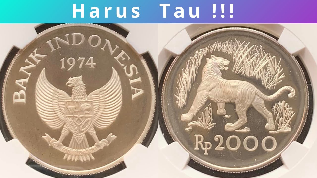 Harga Uang Koin 2000 Rupiah Gambar Macan Tahun 1970 / Uang Koin Perak ...