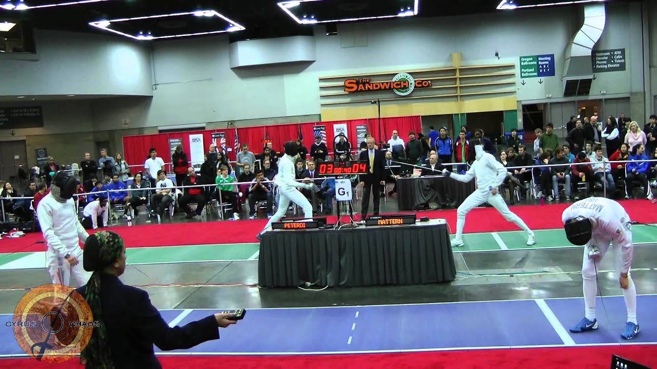 Portland 2012 Epee - L4 - Cody Mattern USA v Peterdi András HUN - YouTube