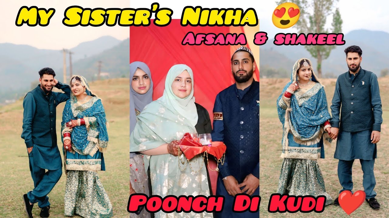 My Sister's Nikha 😍 | Afsana & Shakeel | Nikkah Highlights | Iram Dar ...