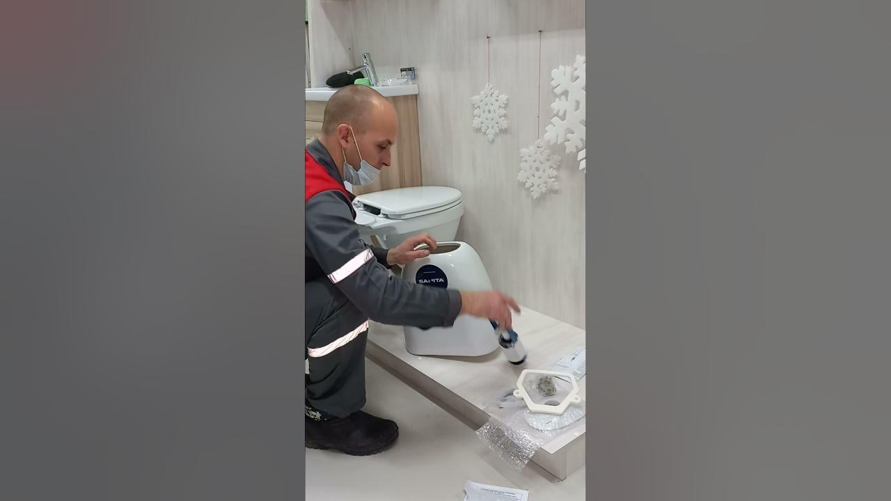 Экспресс сборка унитаза - YouTube