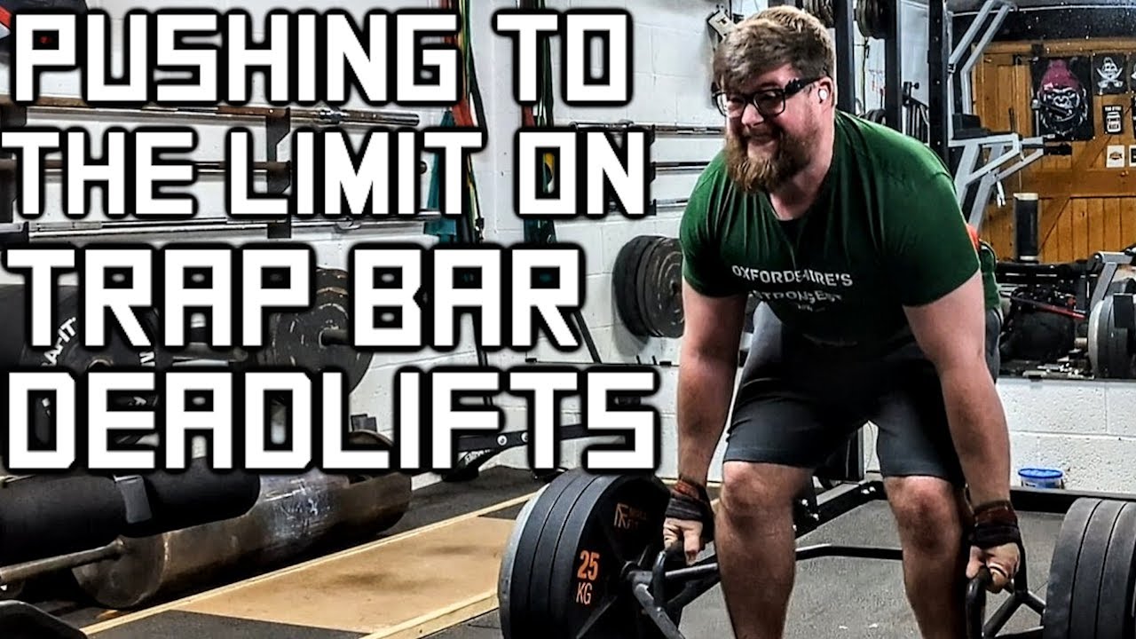 Pushing Trap Bar Deadlifts to the LIMIT | Strongman Leg Day - YouTube