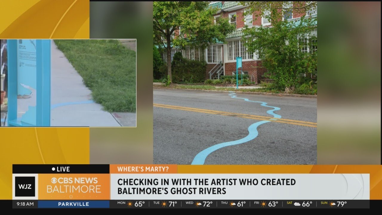 Baltimore's "Ghost Rivers" flow beneath its streets. Now they're marked ...