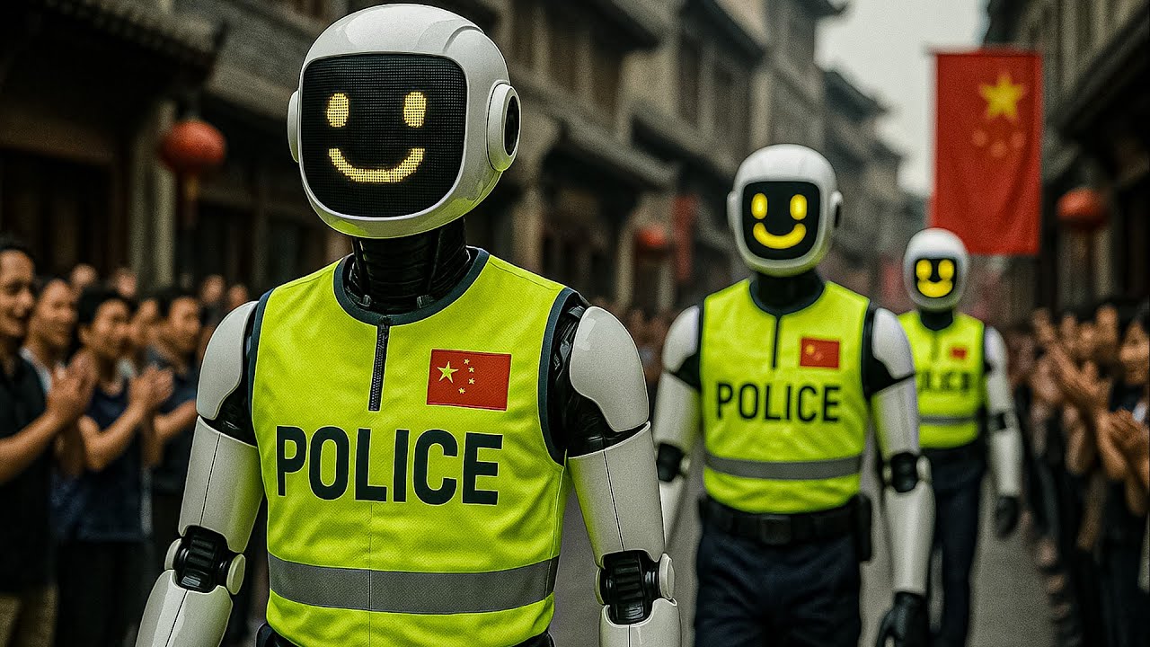 Chinese Robot Police JUST Made History With This New A.I! - YouTube