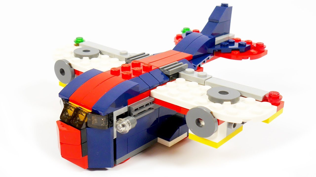 Lego Creator 31045 Ocean Explorer - airplane and submarine - Lego Speed ...