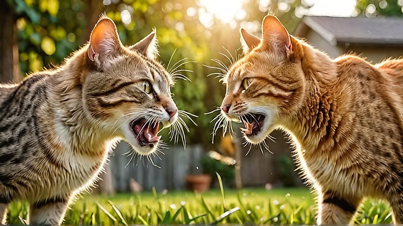 Sonido de gatos peleando - YouTube