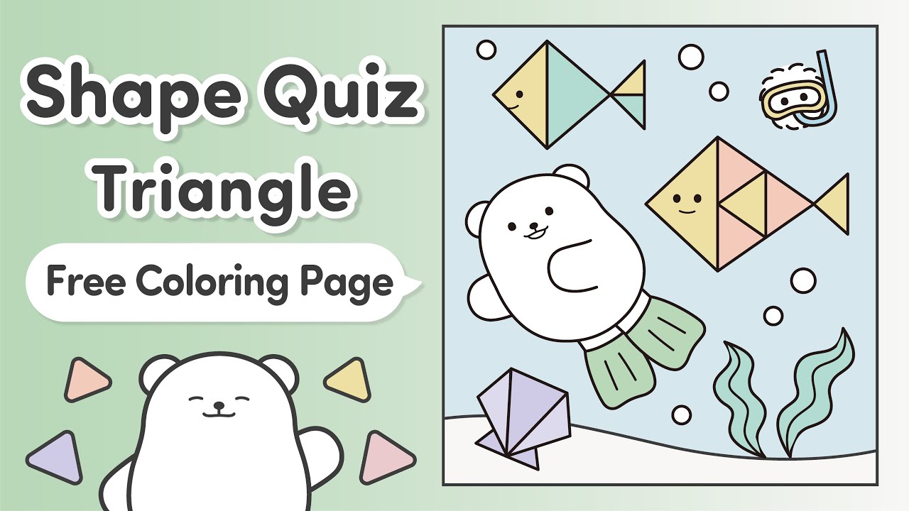 Learn & Play Shapes:Triangles – Free Printable for Kids - YouTube