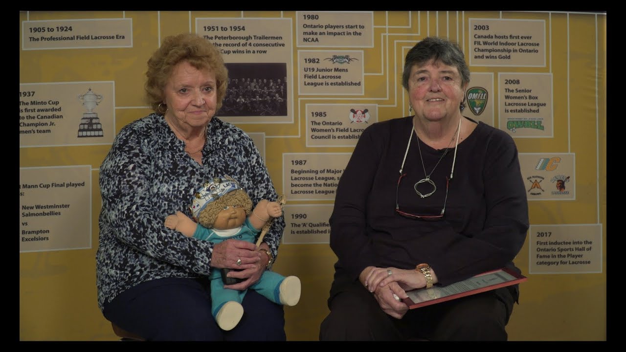 Lacrosse Legends - Ruby Lang & Barb Cormier - YouTube
