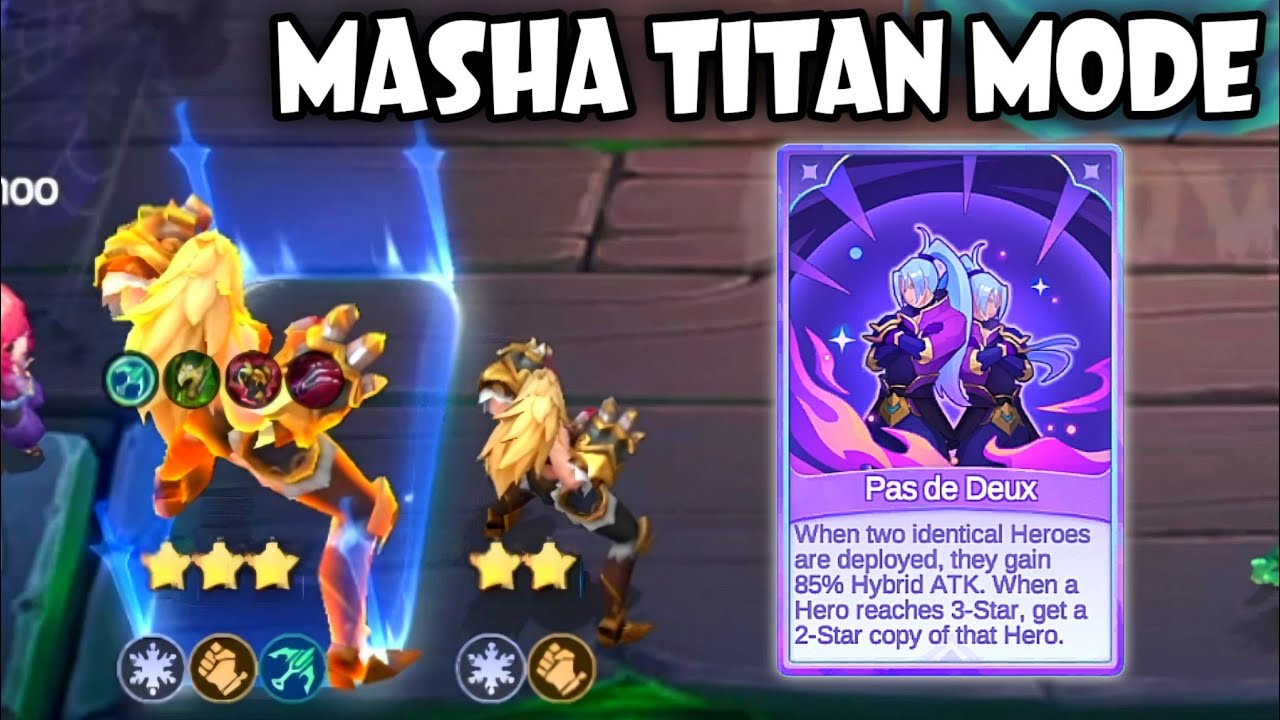EASY META COMMANDER LING !! ARCHER MASHA TITAN MODE !! MAGIC CHESS GO ...