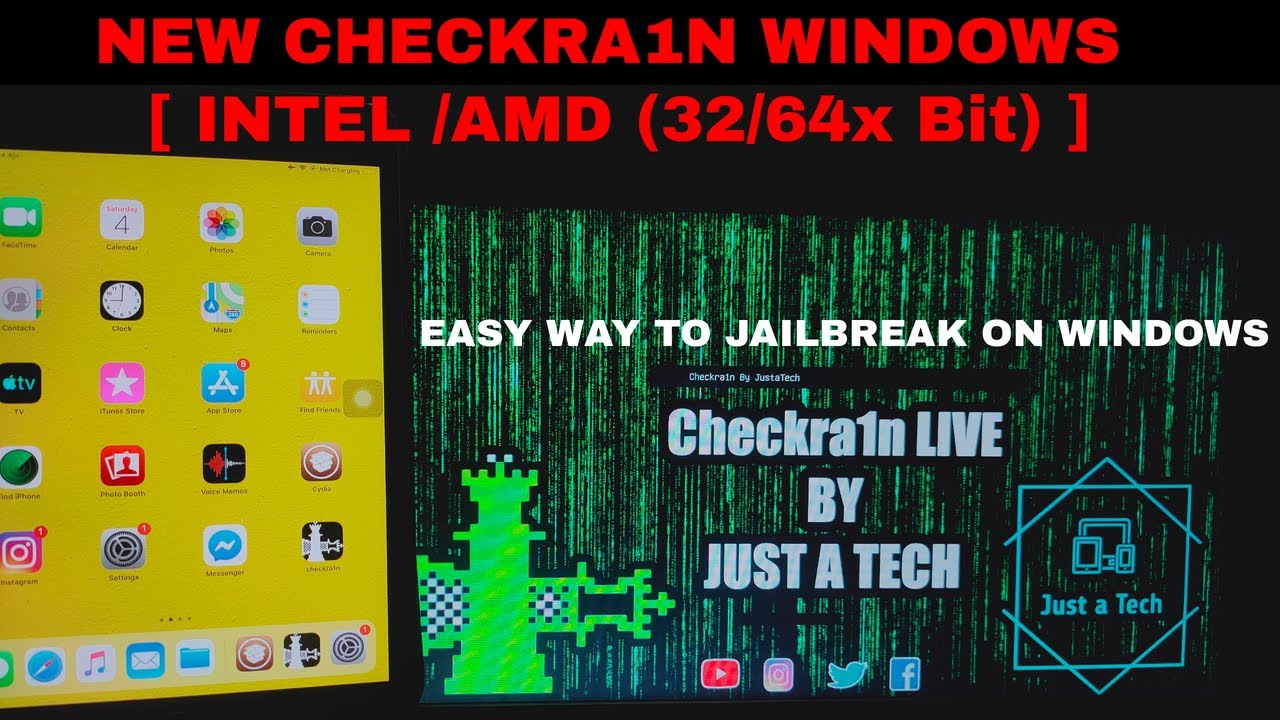 NEW Checkra1n Jailbreak Windows method|Checkra1n Jailbreak on windows ...
