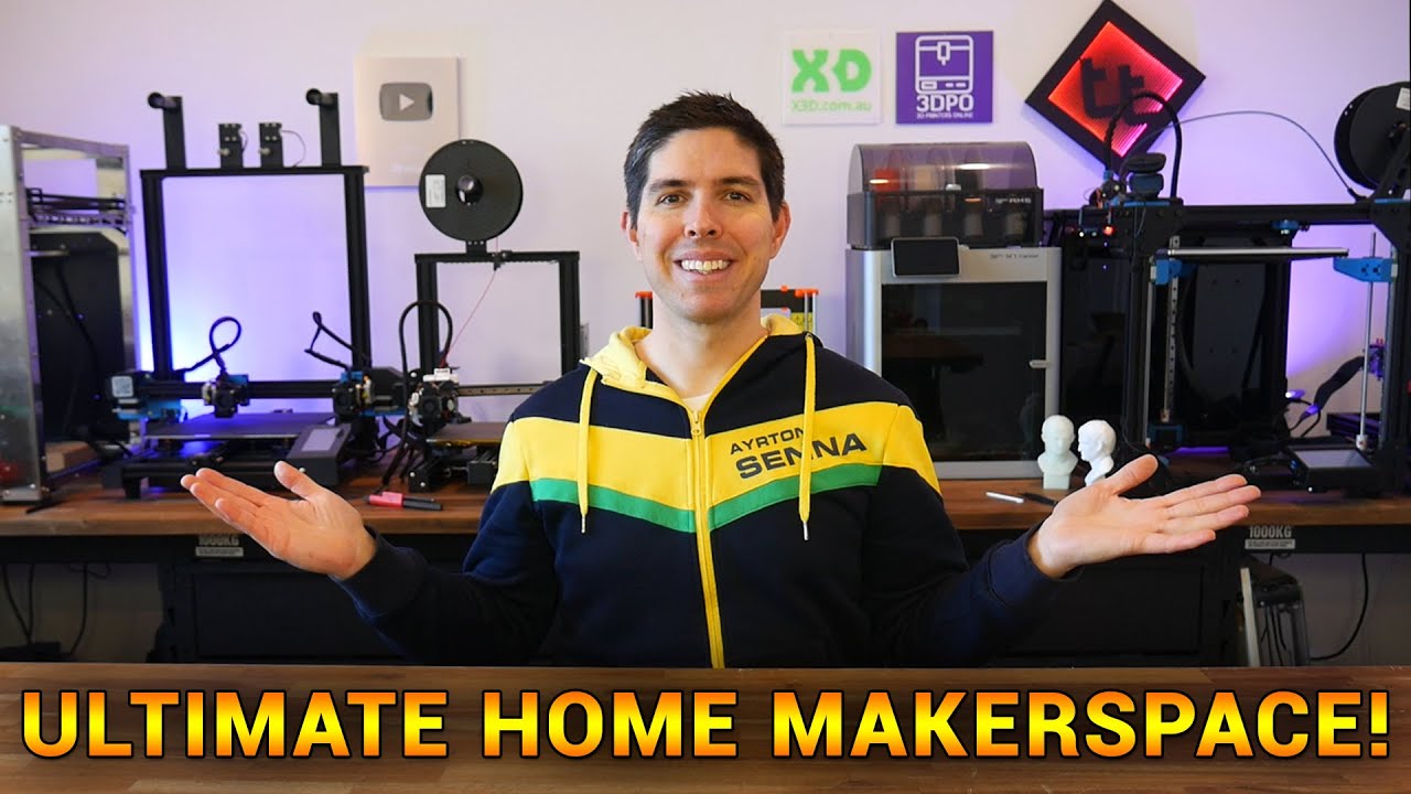Setting up the ultimate home makerspace! - Moving house and custom parts - YouTube