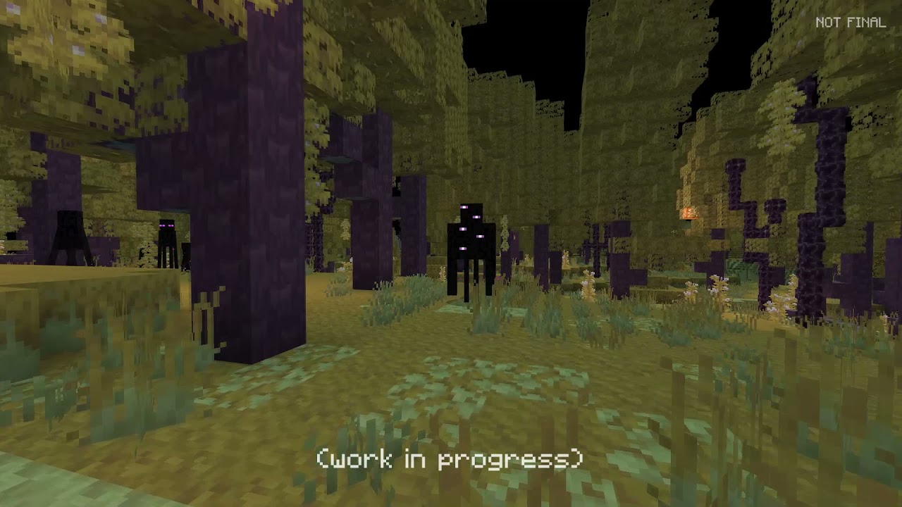 Chorus Forest Preview - Minecraft Bedrock Edition - YouTube