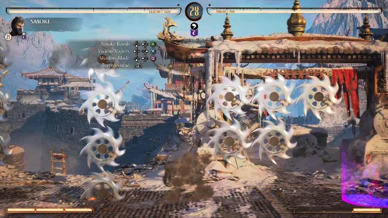 Mortal Kombat 1 Invasion Season 6 Rampart Character Trial Smoke 1 I MK1 ...