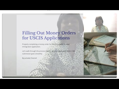 How To Fill Out Money Orders for USCIS Applications - YouTube