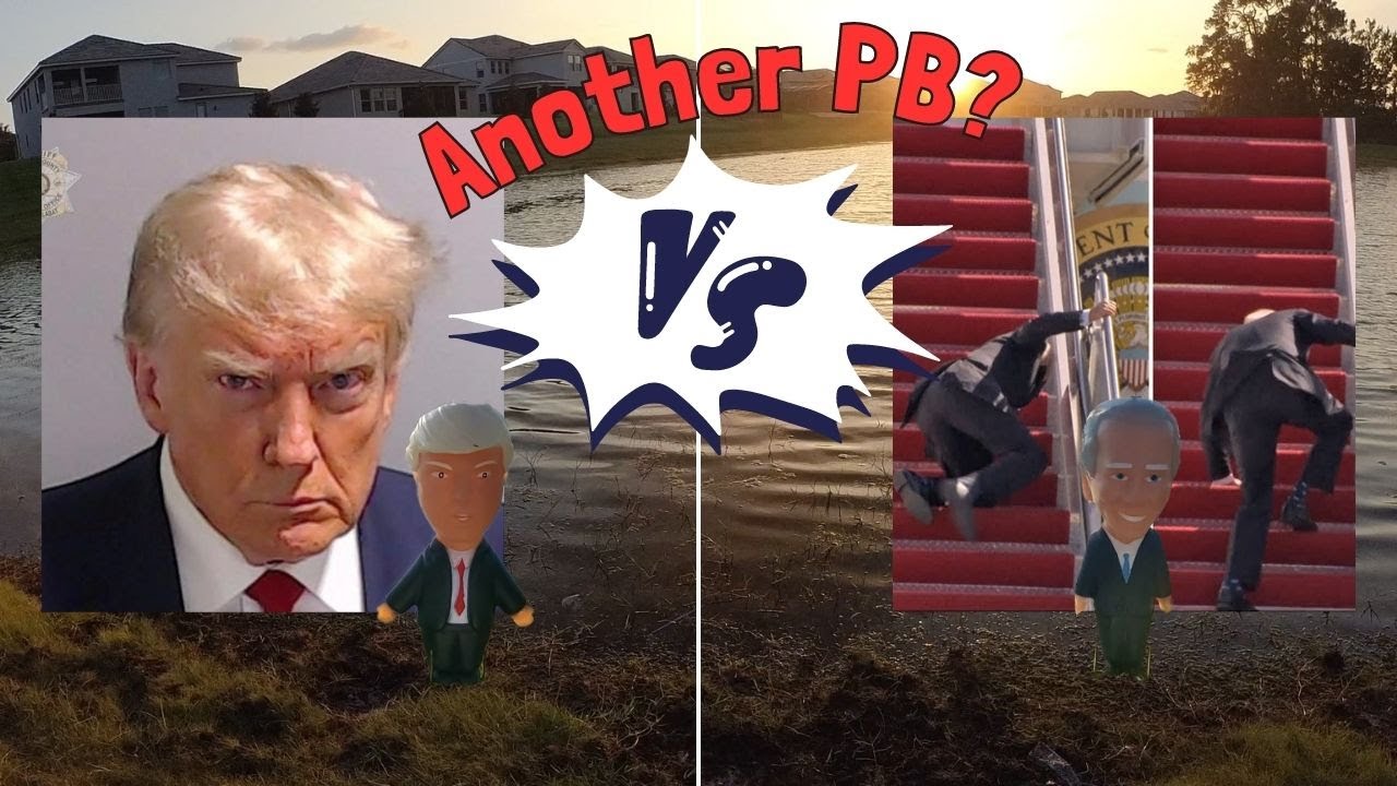 TRUMP vs BIDEN: Topwater Fishing for GIANT bass! (PB, AGAIN!) - YouTube