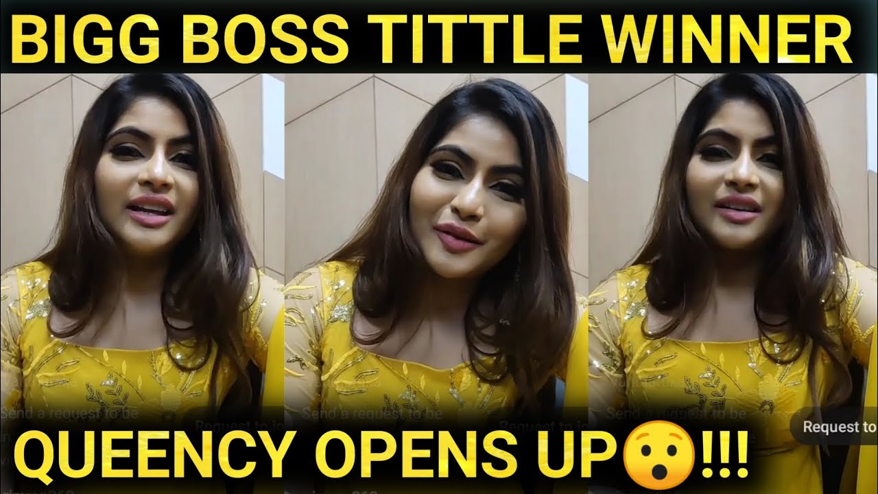 Bigg Boss Tittle Winner Ivangala 😯 || Queency Opens Up After Bigg Boss ...