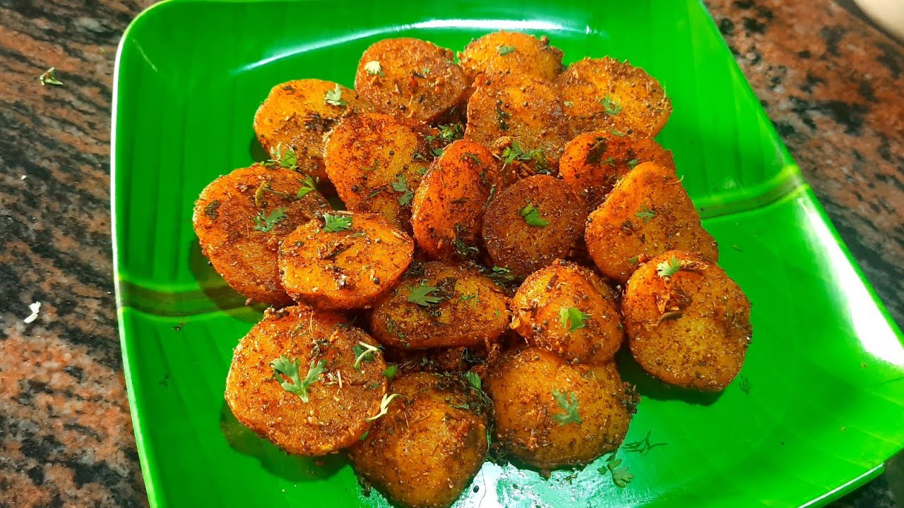 Baby potato fry | Pan fried potatoes | Potato fry recipe - YouTube