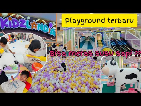 KIDZLANDIA PENTACITY BALIKPAPAN ! PLAYGROUND TERBARU 2024 BISA MERAS SUSU SAPI ? #ghaitsaaurelia