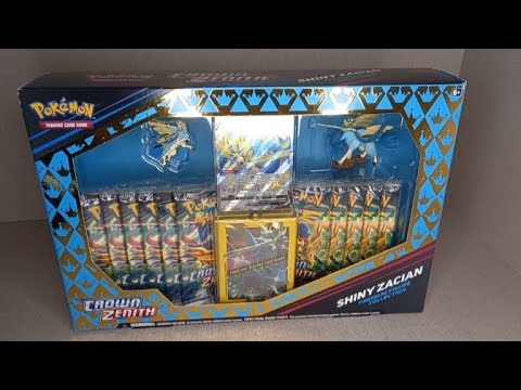 shiny zacian premium figure collection - YouTube