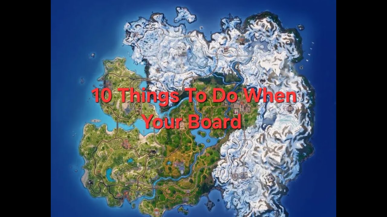 10 Things To Do When Your Board - YouTube
