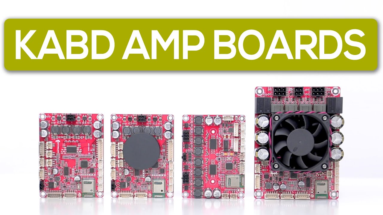 KABD Amplifier Boards with DSP and Bluetooth 5.0 - YouTube