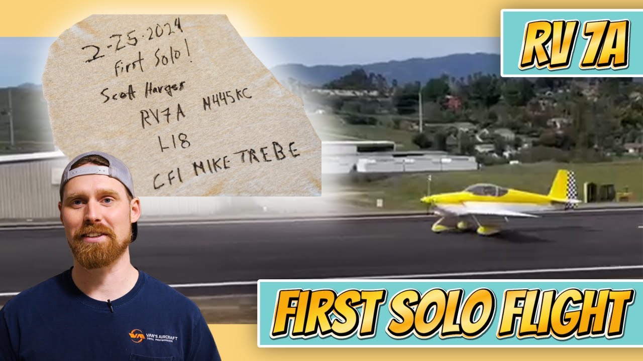 Flying First Solo in a 200 MPH Aerobatic Airplane on a short runway ...
