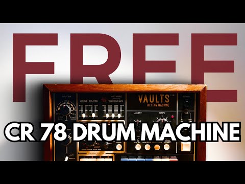FREE Roland CR-78 Sounds Reimagined – Plugin by Crow Hill