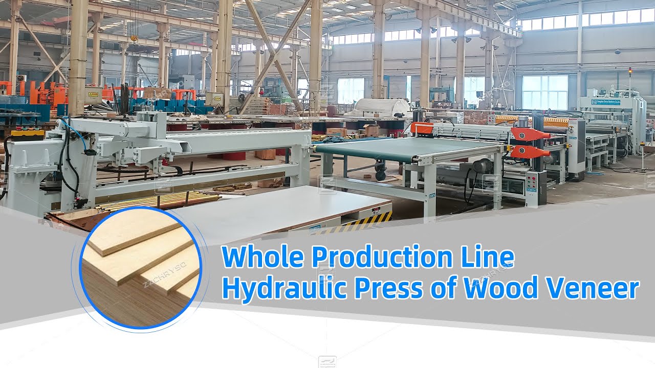 Successful test video of a whole production line of hydraulic hot press ...