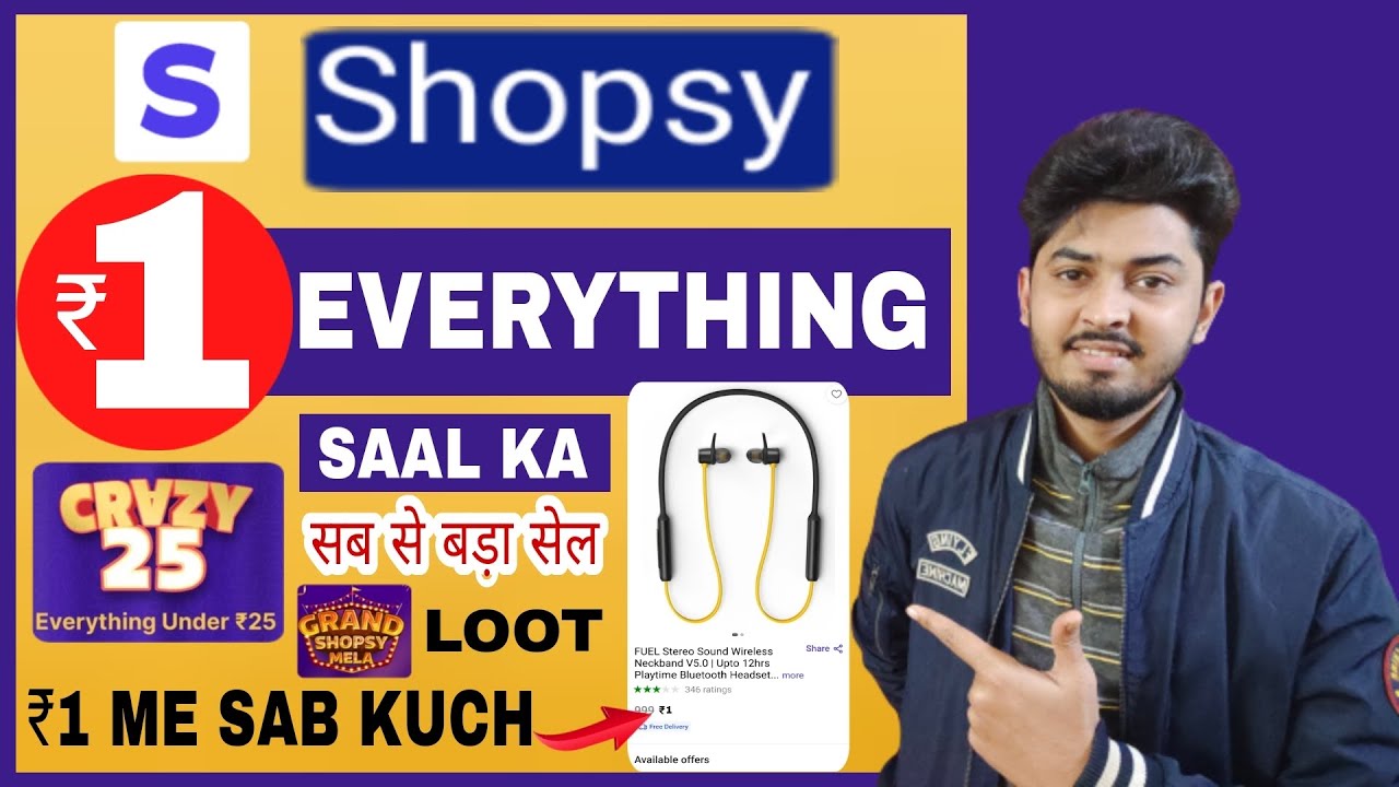 Shopsy ₹ 1 Rupees Product Kaise Order Kare | Shopsy 25 Sale Grand Shopsy Mela | How To Order ...