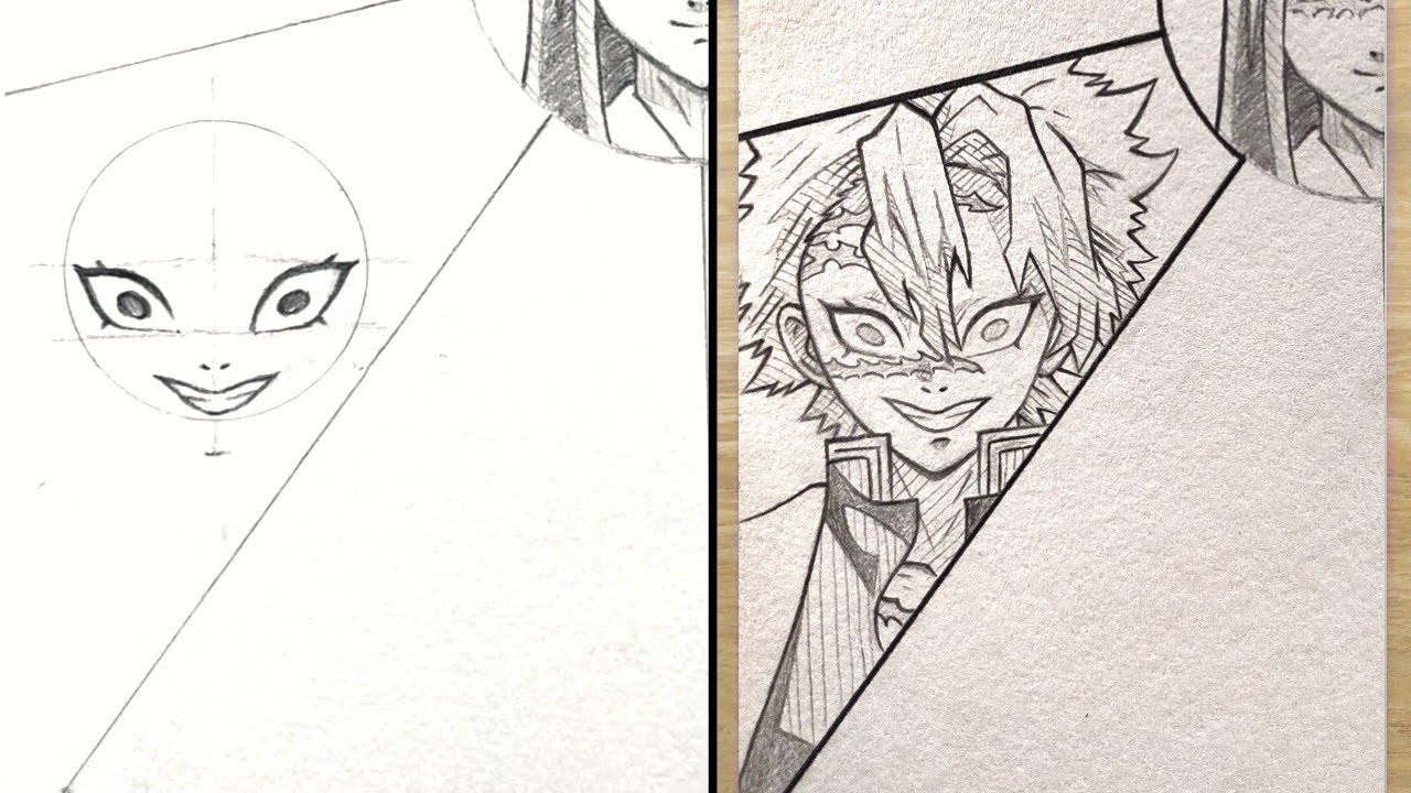 How to Draw All Hashira - Sanemi | Part 4 | learn to draw - YouTube