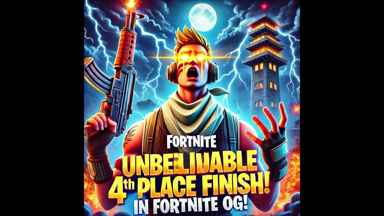 Epic 4th Place Finish in Fortnite OG! So Close!" - YouTube