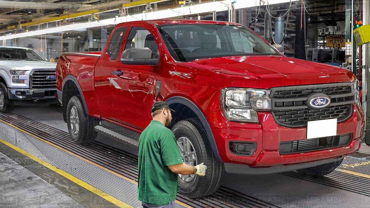 How The Powerful New Ford Ranger is Built Inside Massive Factory ...
