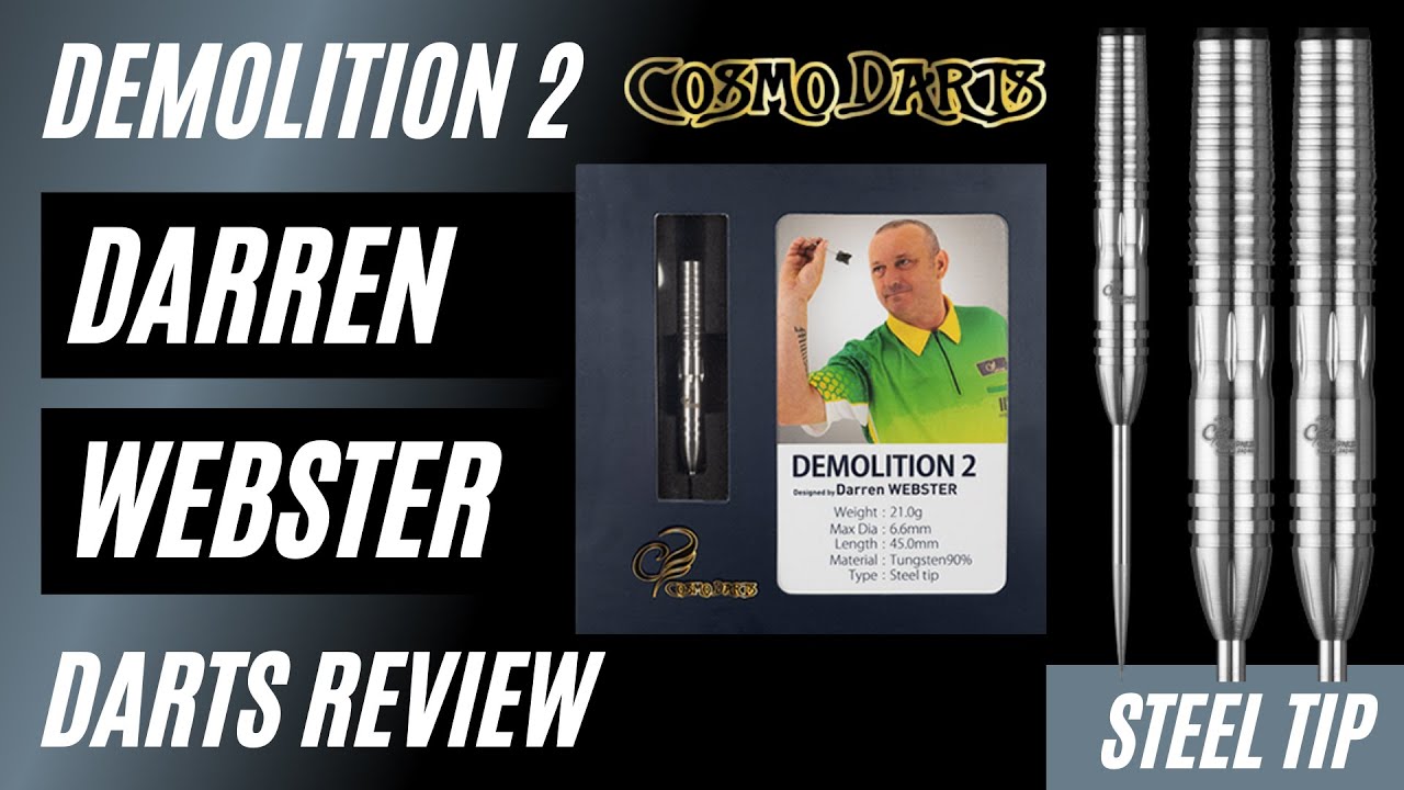 Cosmo Darren Webster Demolition 2 Darts Review | Darts Reviews TV - YouTube