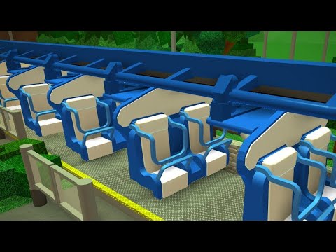How to build a roller coaster in theme park tycoon2 (#3) - YouTube