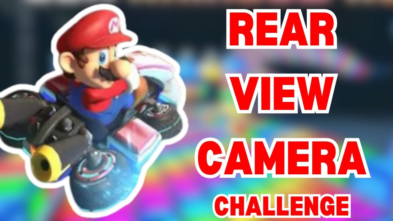 Mario kart 8, BUT I can only use the rear view mirror - YouTube