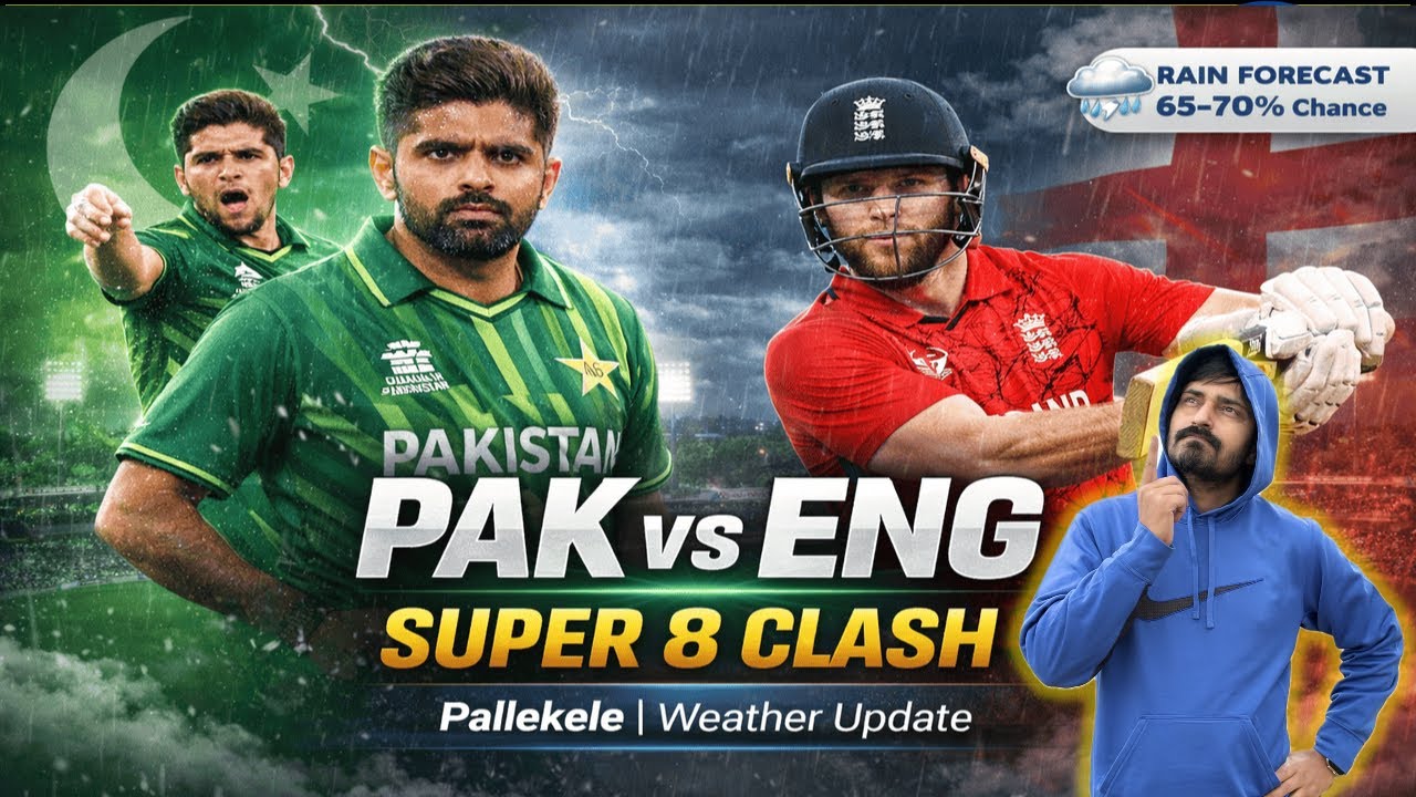 PAK vs ENG – SUPER 8 SHOWDOWN! 🔥| Babar vs Buttler , Brooks vs Salman ...