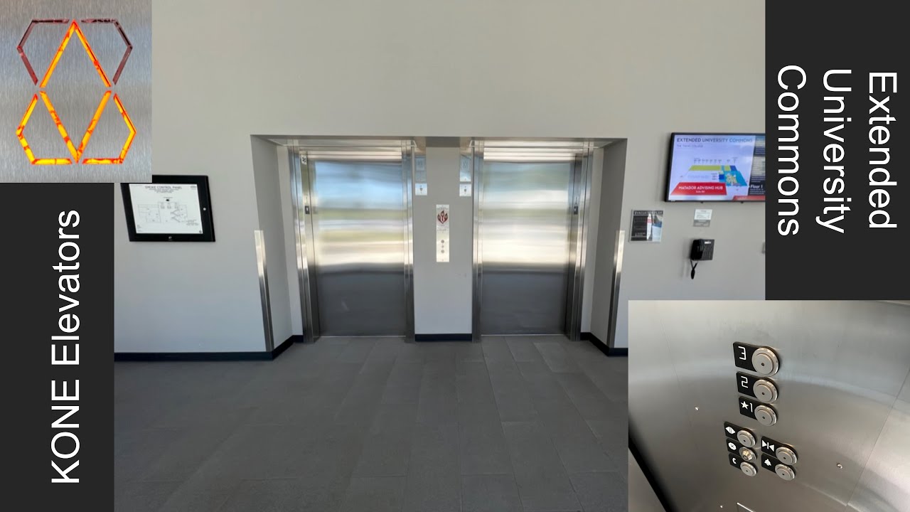 KONE Elevators at the CSUN Extended University Commons - YouTube