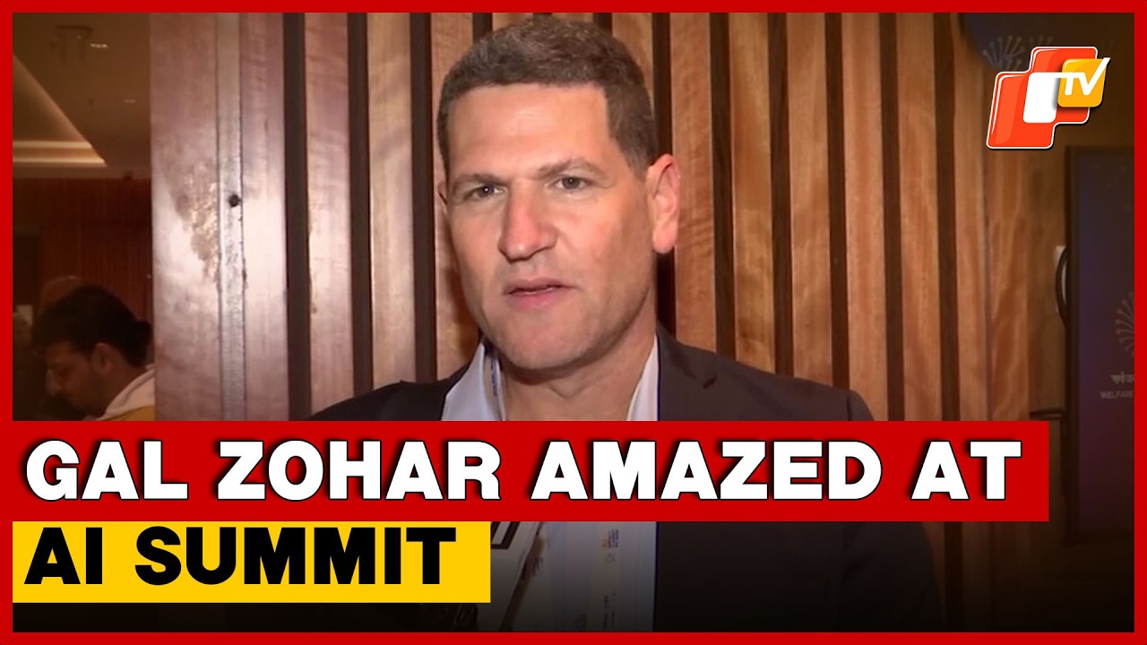 Gal Zohar Thrilled At India AI Impact Summit 2026 In Delhi - YouTube