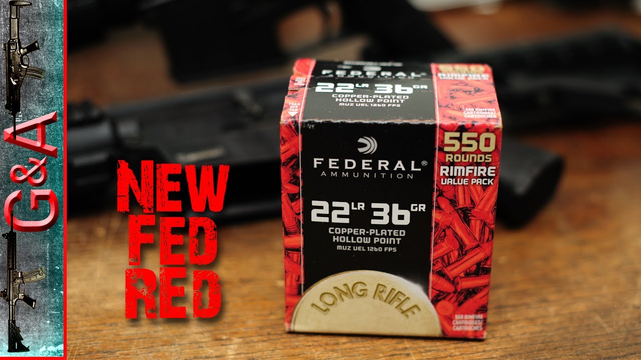 New Fed Red 22lr 550 Rounds - YouTube