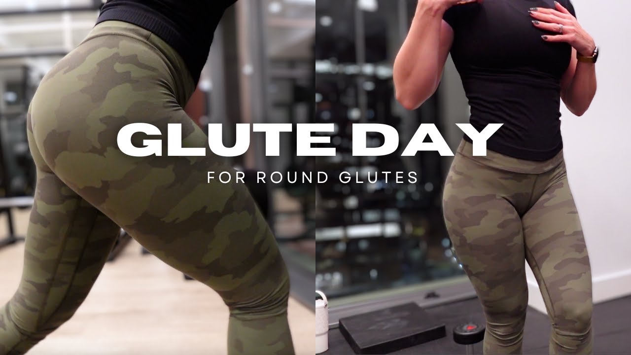 GLUTE DAY | For round glutes | no bs routine (no talking) - YouTube