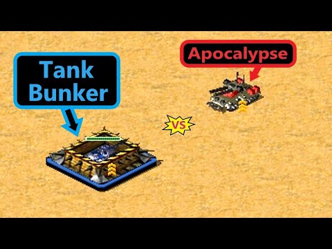 Tanks in Bunker vs Apocalypse - Red Alert 2 - YouTube