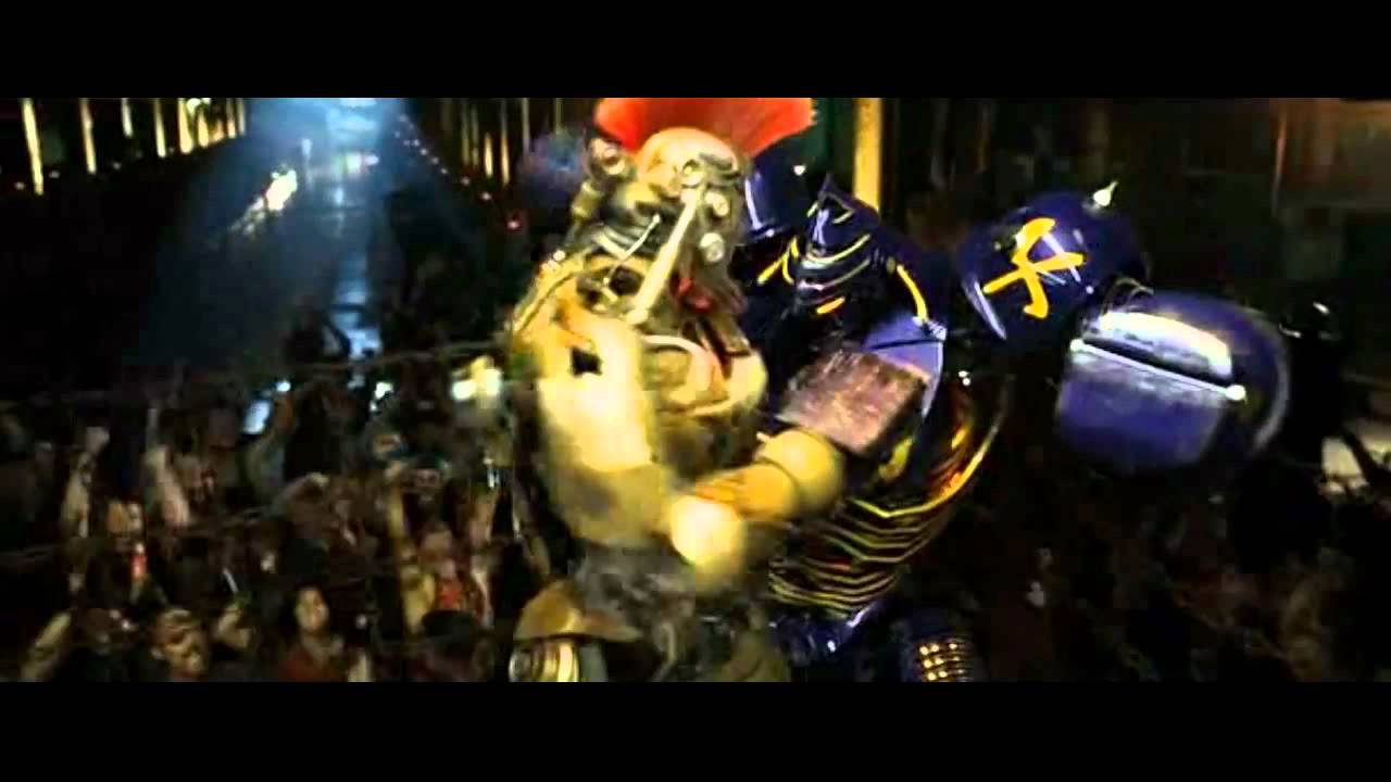Real Steel Scene fight 1 - YouTube