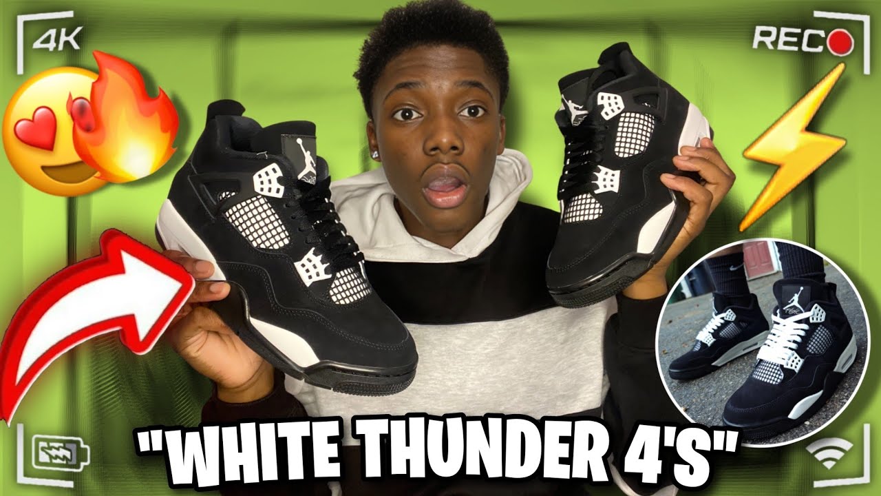 THE FINAL ‘THUNDER’ 4!? Unboxing AIR JORDAN 4 WHITE THUNDER I Got Under ...