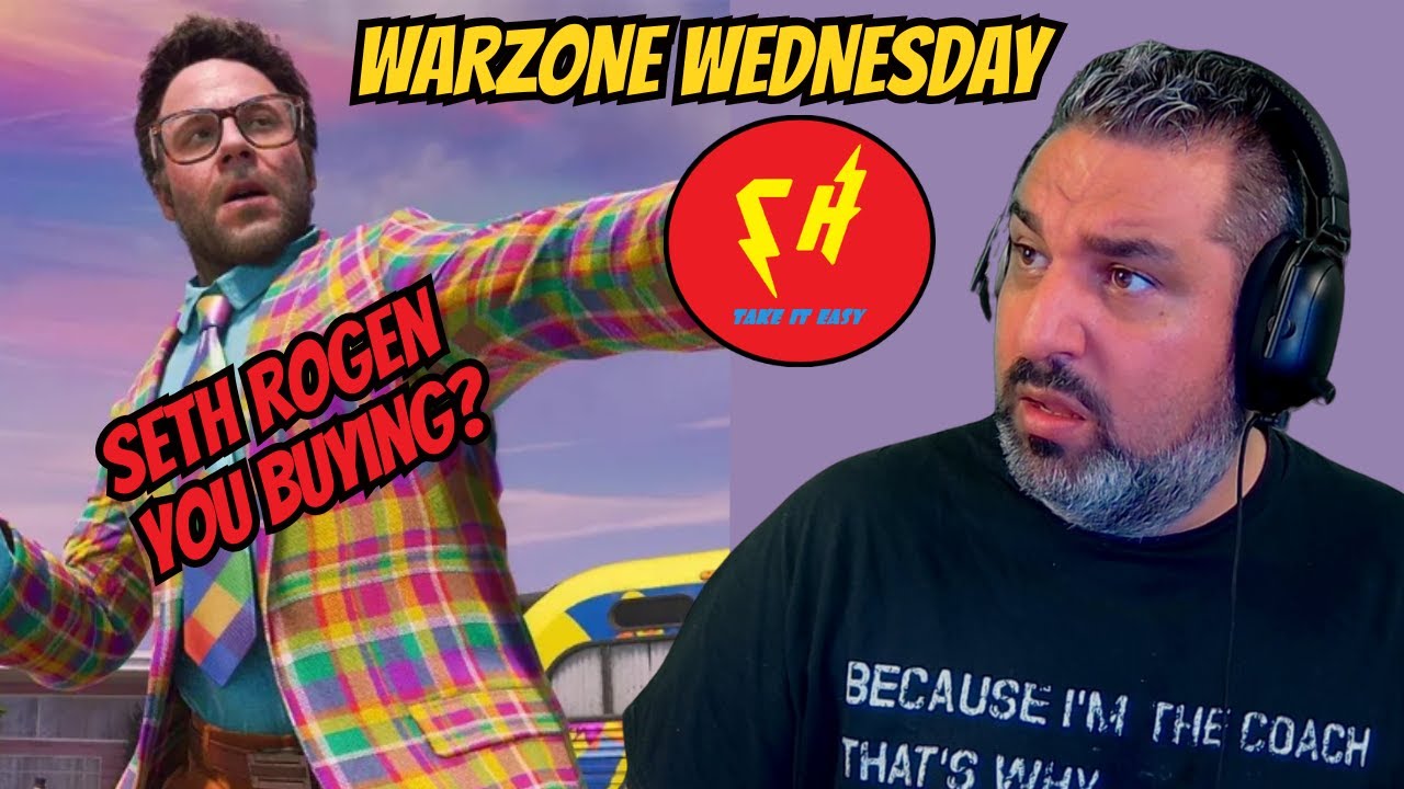 🔴LIVE - Warzone Wednesday | Seth Rogen Skin Coming – You Buying? - YouTube