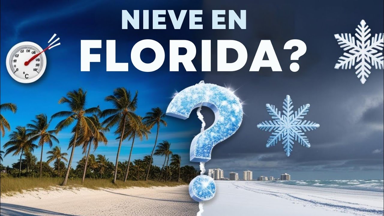 ¿Nieve en Florida? ¿Qué tan posible es este fenómeno inusual? - YouTube