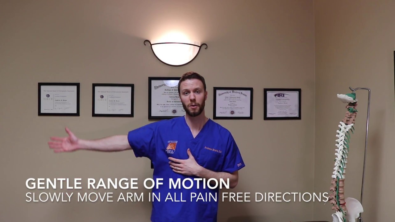 Acute Shoulder Exercises - YouTube