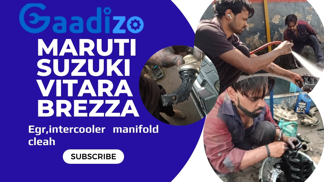 Maruti Suzuki Vitara Brezza EGR. intercooler Manifold Clean | Gaadizo ...