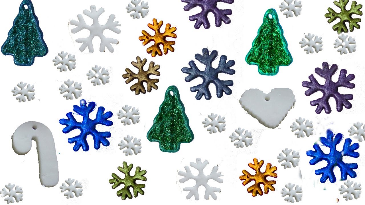 Festett karácsonyi díszek házilag. Szódabikarbónából karácsonyfadísz ...